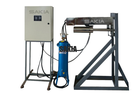 Furnace flame monitoring endscope camera with water and air cooling system