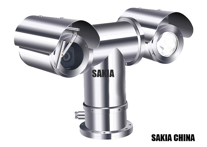 1.3MP 20X Long Distance Night Vision Explosion Proof PTZ Camera With Laser Lights