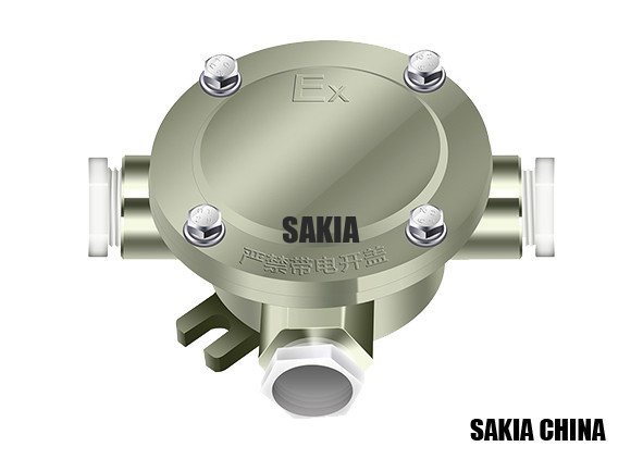 IP68 Stainless Steel  Explosion Proof Junction Box  With Cable Glands For Hazardous Locations