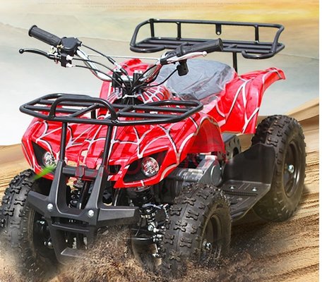 49cc mini size quad for child 2 stroke engine pull start electric start atv gasoline toy for children