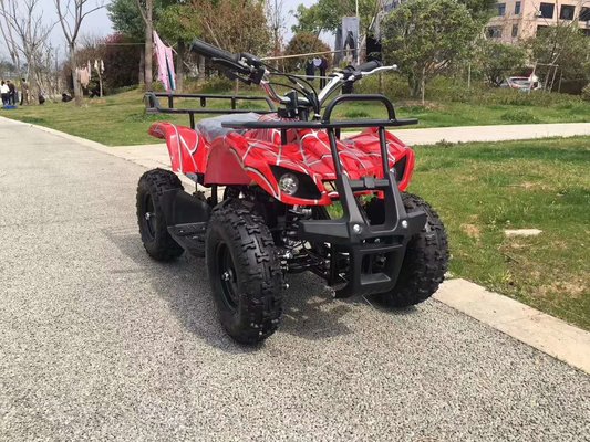 49cc mini size quad for child 2 stroke engine pull start electric start atv gasoline toy for children