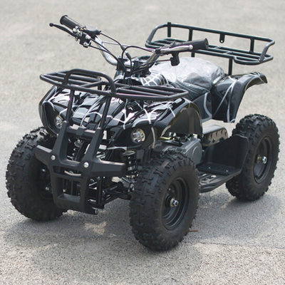 49cc mini size quad for child 2 stroke engine pull start electric start atv gasoline toy for children
