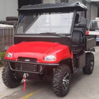 ATV-TY farm use CDI start ATV 4WD 1200cc UTV diesel quad with rear bucket