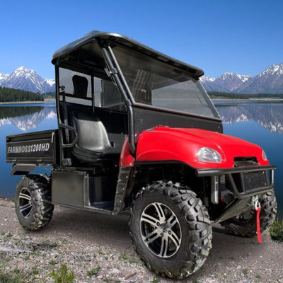 ATV-TY farm use CDI start ATV 4WD 1200cc UTV diesel quad with rear bucket