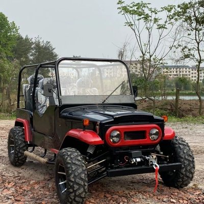 ATV-TY brand side by side automatic UTV 12inch wheels quad 300cc travel use4WD with 4 seats