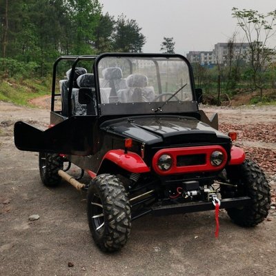ATV-TY brand side by side automatic UTV 12inch wheels quad 300cc travel use4WD with 4 seats