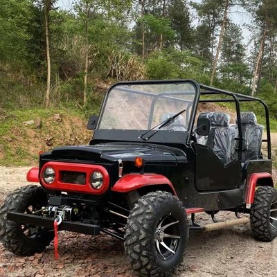 ATV-TY brand side by side automatic UTV 12inch wheels quad 300cc travel use4WD with 4 seats