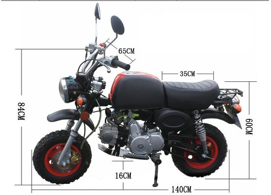 Promotion Engien Motorcycle Made In China 4 Stroke Pocket Bikes125cc petrol off-road motorcycle