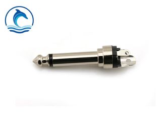 6.35mm TR Video Connector 2 Pole Mono Male Plug , 6.35 Amplifier Microphone Plug