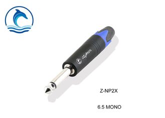 6.35mm TR Video Connector 2 Pole Mono Male Plug , 6.35 Amplifier Microphone Plug