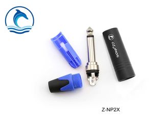 6.35mm TR Video Connector 2 Pole Mono Male Plug , 6.35 Amplifier Microphone Plug