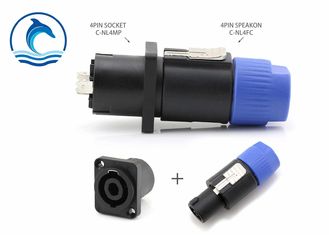 4 Pin C-NL4FC Speakon Cable Connector Audio Cable Connector For Loudspeaker