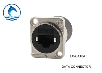 Amplifier Universal Data Connector D Flang Panel Mount LC-CAT6A Zinc Alloy Body