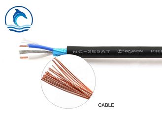 NC-2E5AT High Grade Audio Video Cable 3.5mm Stereo Fabric Braided Snake Aux Cable 3.5mm Jack