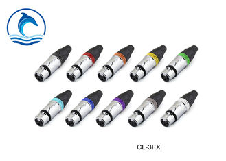 Cannon XLR Audio Connector 3 Pin Female Audio Jack Microphone Connector CL-3FX XLR Male To Female