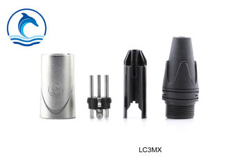 3 Way Cable Mount LC3MX XLR Mic Connector Male Female Silver Plated 250V AC