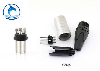 3 Way Cable Mount LC3MX XLR Mic Connector Male Female Silver Plated 250V AC