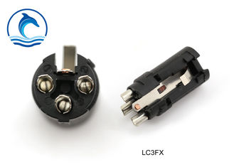 Female Nickel Plated Contacts XLR Audio Connector LC3FX XLR Panel Mount Connector