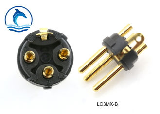 3 Pin LC3MX-B Male To Male XLR Connector Communications Application Waterproof Connectors