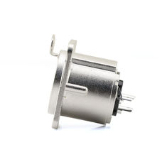 3 Pin XLR Audio Connector D Size Metal XLR Chassis LC3FD 3 Pin XLR Female Connector