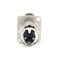 3 Pin XLR Audio Connector D Size Metal XLR Chassis LC3FD 3 Pin XLR Female Connector