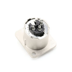 3 Pin XLR Audio Connector D Size Metal XLR Chassis LC3FD 3 Pin XLR Female Connector