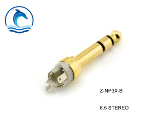 6.35mm TRS Microphone Connector Z-NP3X-B For Electrical Guitar Speaker