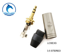 3.5 Male TRS Microphone Connector LCSE3G 1/8" Speaker Cable Connectors DIY Connector