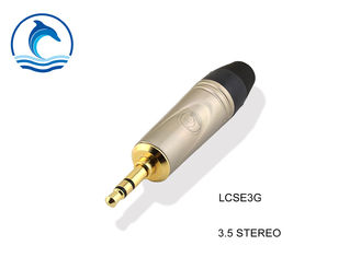 3.5 Male TRS Microphone Connector LCSE3G 1/8" Speaker Cable Connectors DIY Connector