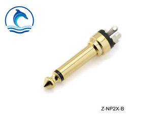 6.35 Mono TR Video Connector 2 Pole Mono Male Plug , 6.35 Stereo Power Amplifier Plug Z-NP2X-B