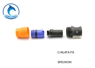 4 Pole Speakon Cable Connector NEUTRIK NL4FX Speakon Plugs Rectangular Shape