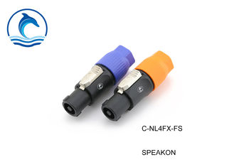 4 Pole Speakon Cable Connector NEUTRIK NL4FX Speakon Plugs Rectangular Shape