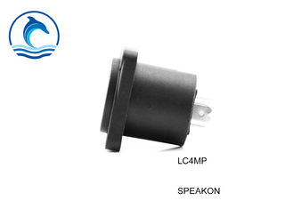 LC4MP 4 Pole Speakon Cable Connector Male Panel Mount Speaker Connector