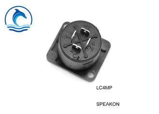 LC4MP 4 Pole Speakon Cable Connector Male Panel Mount Speaker Connector