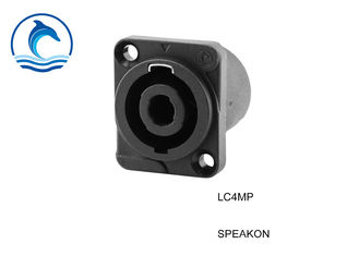 LC4MP 4 Pole Speakon Cable Connector Male Panel Mount Speaker Connector