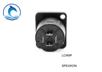 LC4MP 4 Pole Speakon Cable Connector Male Panel Mount Speaker Connector