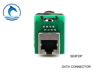 CAT5E Digital Data Connector SE8FDP D Type Feed Trough Chassis RJ45 Adapter For CAT5E