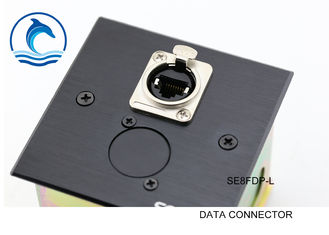 CAT5E Universal Data Connector SE8FDP D Type Feed Trough Chassis RJ45 Adapter