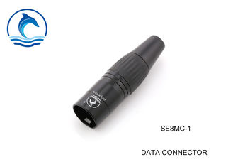 XLR Type RJ45 Plug Housing Digital Data Connector , SE8MC-1 Metal Housing Protector For RJ45 Connector