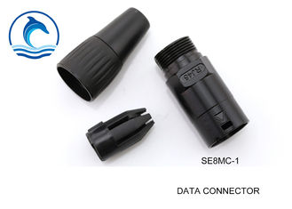 XLR Type RJ45 Plug Housing Digital Data Connector , SE8MC-1 Metal Housing Protector For RJ45 Connector