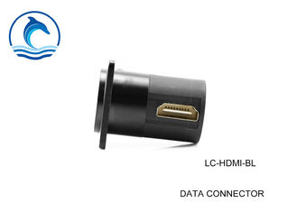HDMI 1.4 Female Feed Through Socket , LC-HDMI-BL Waterproof Data Connector