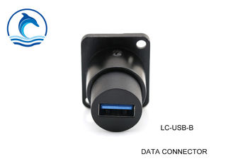 USB 3.0 Digital Data Connector Female Feed Through Data Connector LC-USB-B
