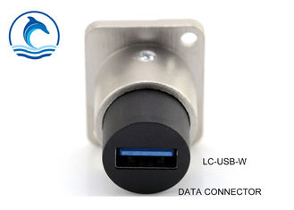 USB 3.0 Data Wire Connectors LC-USB-W Feed -Thru Reversible USB A/B Adapter D Panel