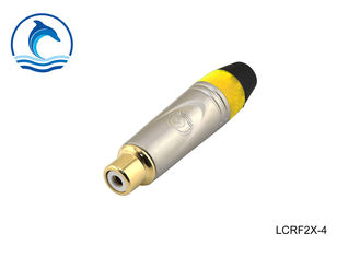 LCRF2X-4 RCA Jack Connector Audio Video Female RCA For Stereo Power Amplifier