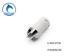 White NAC3FCB Powercon Connector 20A Cable Connector 3 Pole Powercon Connector Plug