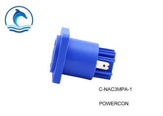 NAC3MPA-1 Female Powercon Connector 3 Pin Plug And Socket Waterproof IP65