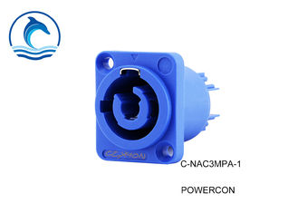 NAC3MPA-1 Female Powercon Connector 3 Pin Plug And Socket Waterproof IP65
