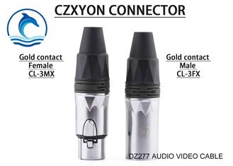 DIY DZ277 Pro Audio XLR Cable 3 Pin Male Female Wire Connector Male To Female Gender