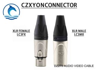 DZ279 Digital Audio Video Cable For XLR 3 Pin With Tin Plated Copper Spiral Shielding