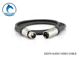 DZ279 Digital Audio Video Cable For XLR 3 Pin With Tin Plated Copper Spiral Shielding